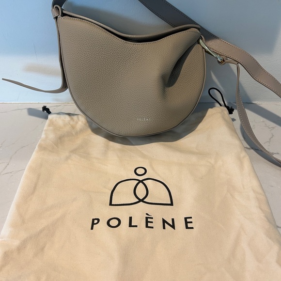 Polene | Bags | Polne Tonca Edition Textured Taupe Crossbody Bag | Poshmark